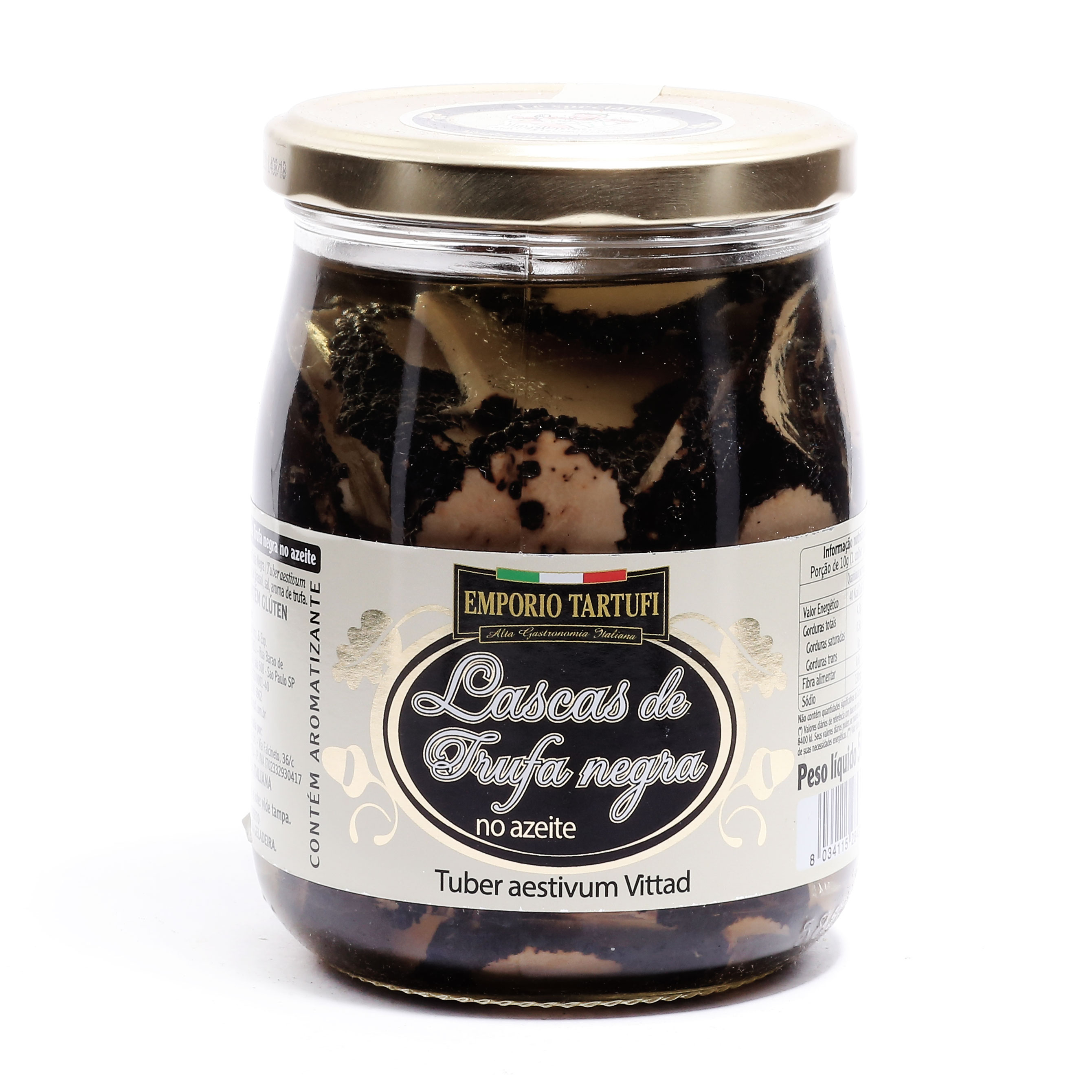 Lascas de Trufas Negras Em Óleo de Girassol Emporio Tartufi (500g) - Banca do Ramon