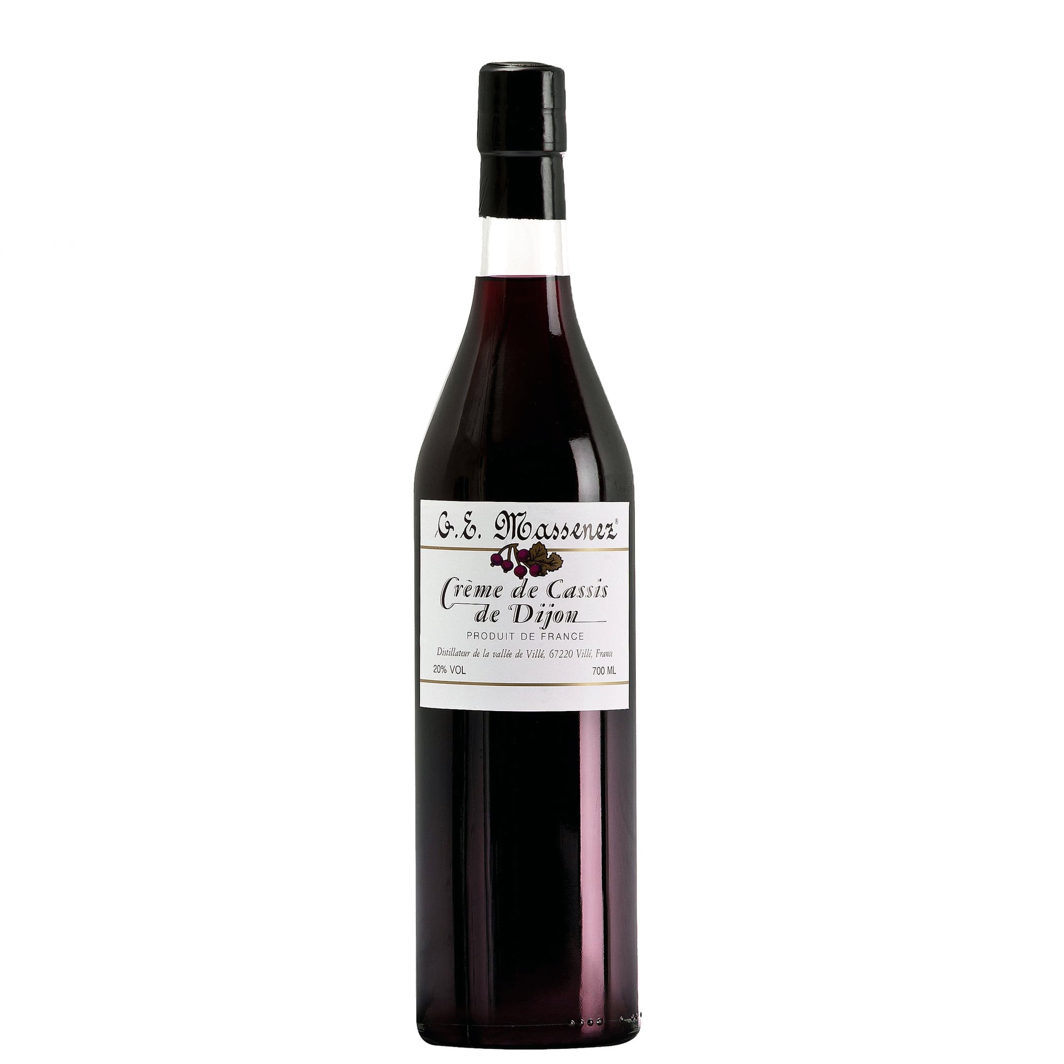 Licor Creme de Cassis G. E. Massenez (700ml) - Banca do Ramon