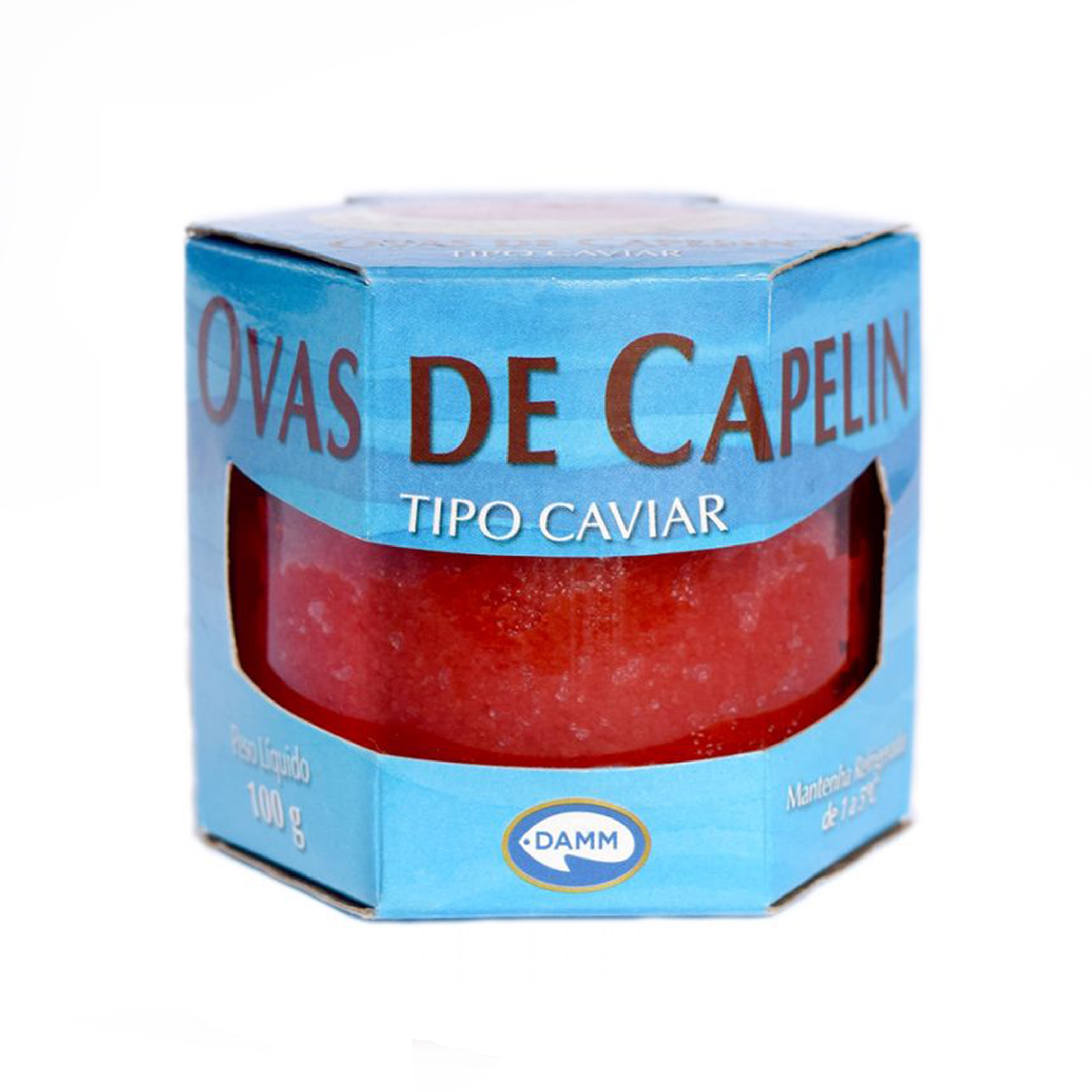 Ovas de Capelin Vermelho- Tipo Caviar 100g - Banca do Ramon