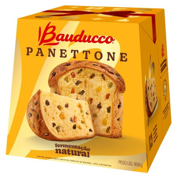 Panetone Bauducco Frutas 908g Banca Do Ramon