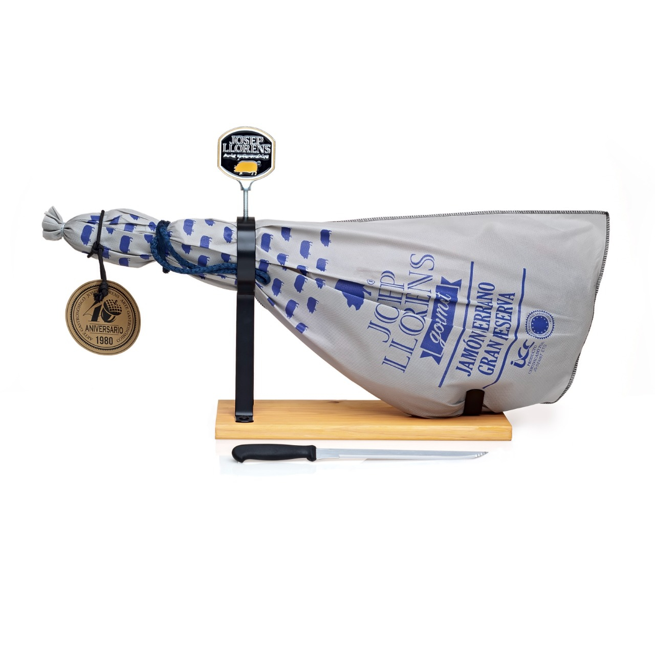 Presunto Jamon Serrano Josep Llorens com osso (peça) - Banca do Ramon