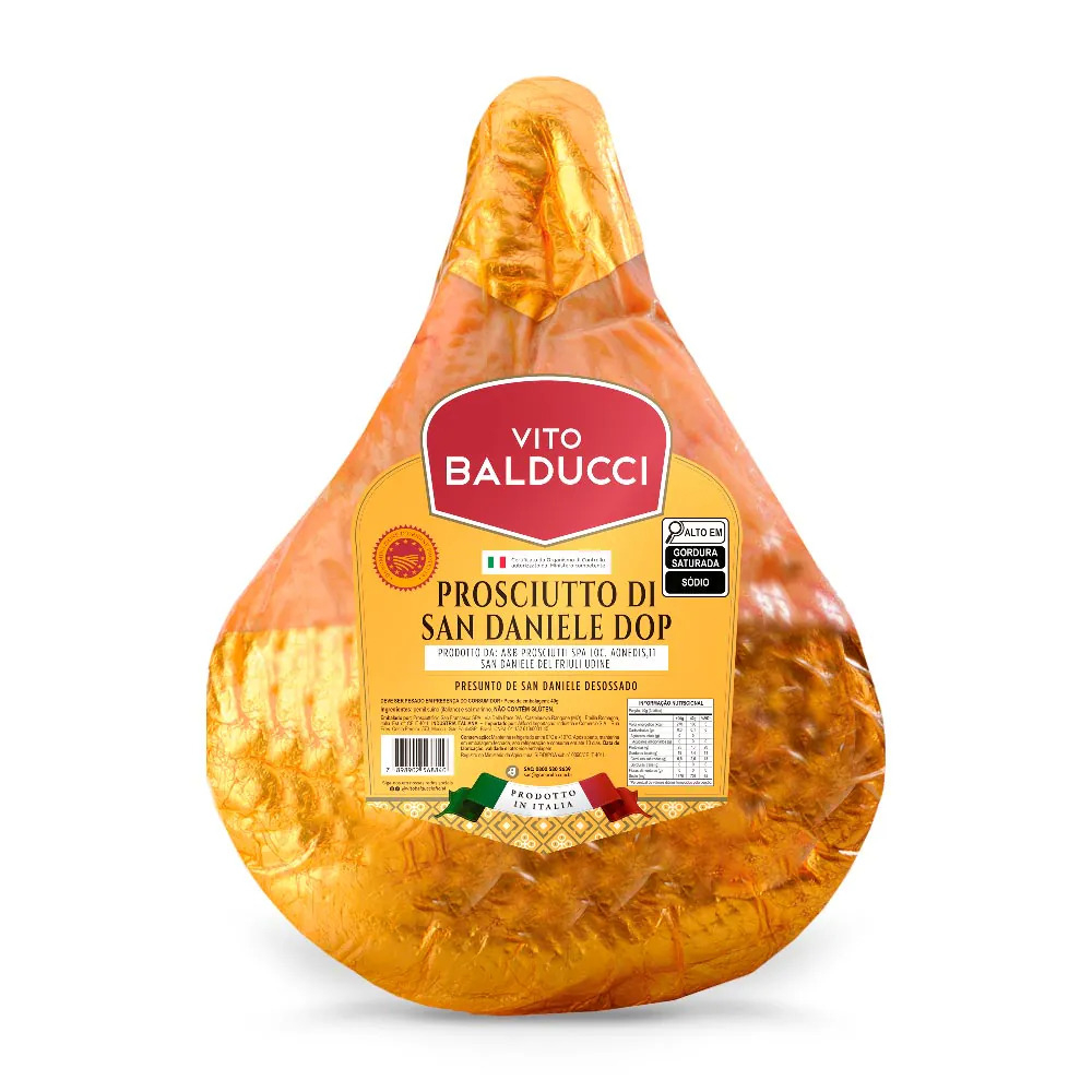 Presunto Italiano San Daniele Fatiado 100g - Banca do Ramon