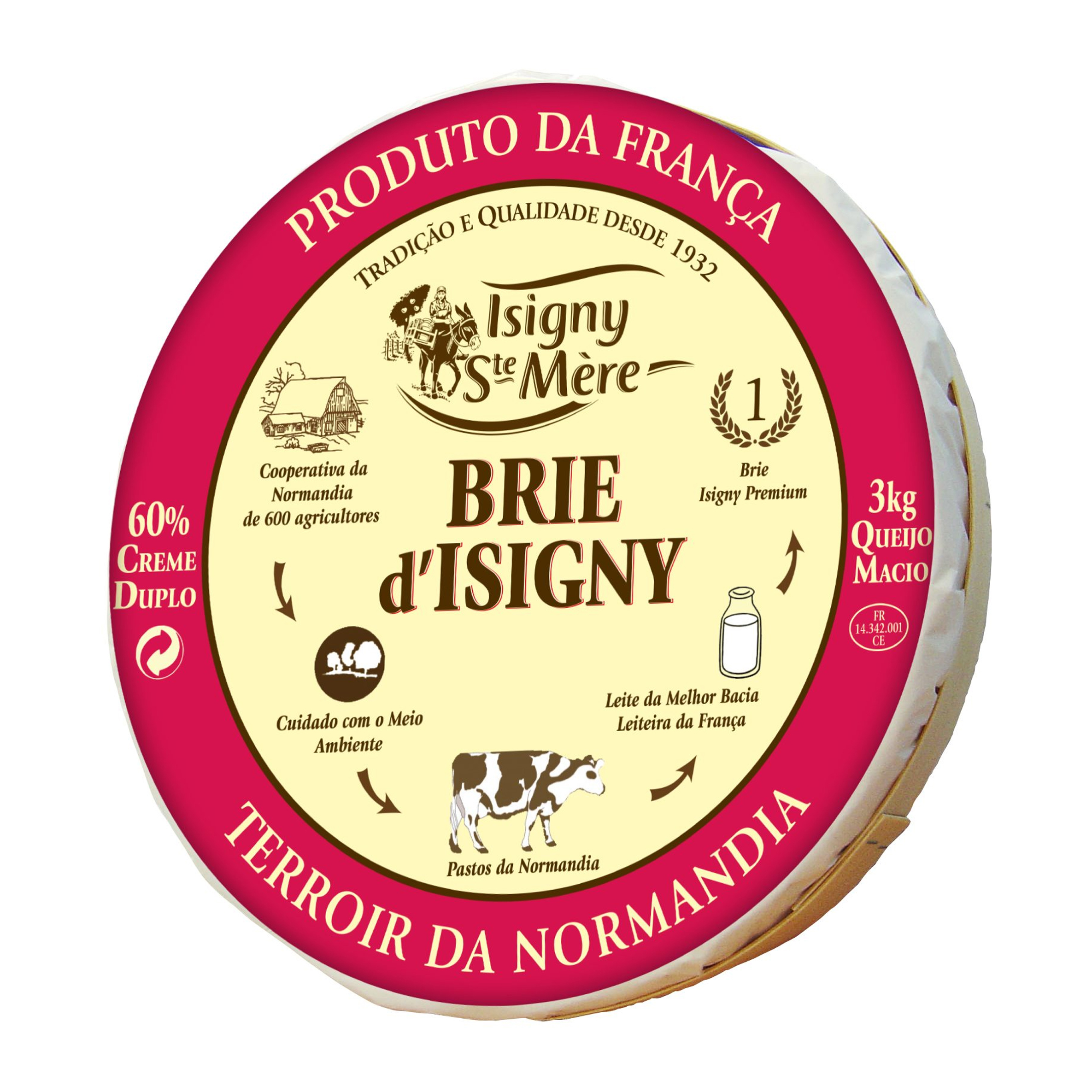 Queijo Brie Francês Isigny (300g) - Banca do Ramon