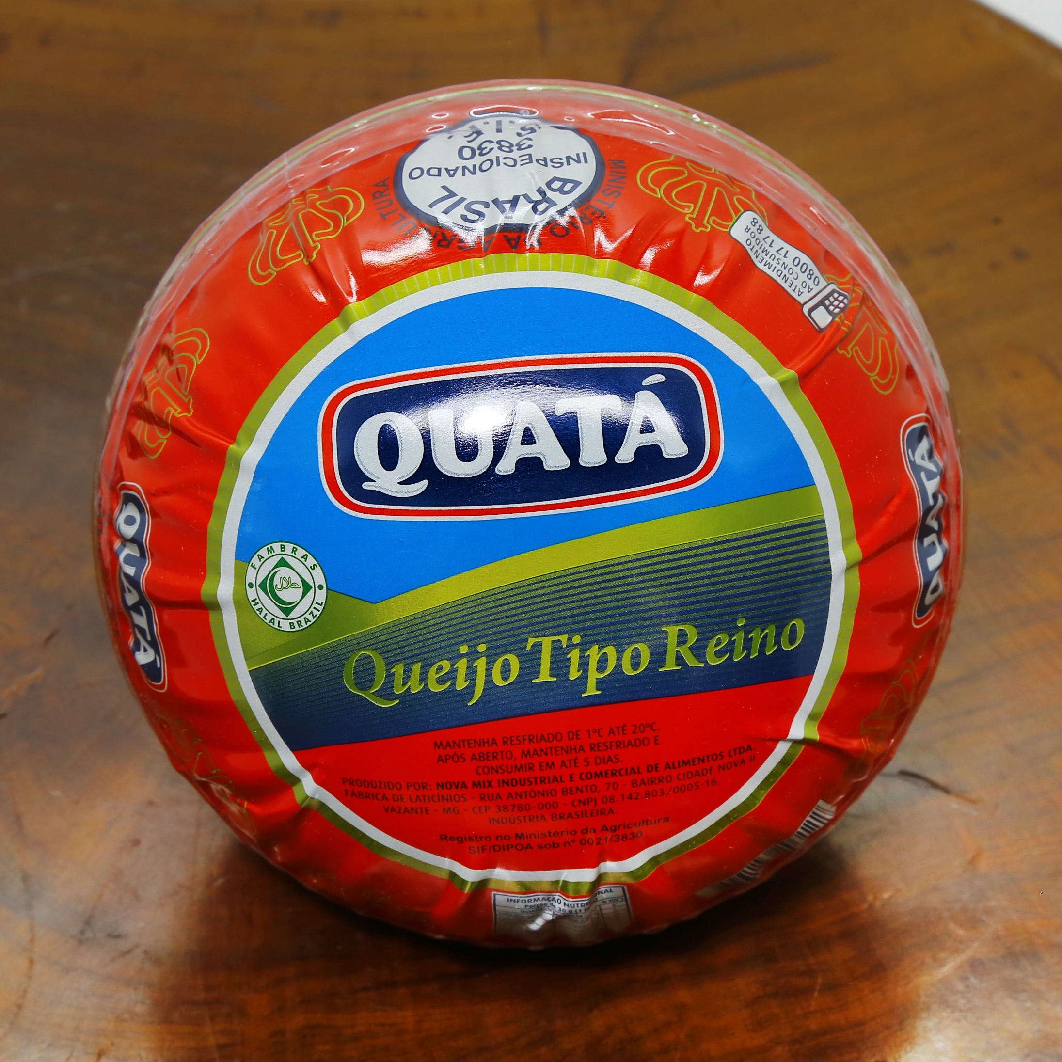 Queijo Tipo Reino Quatá Lata 1Kg - Banca do Ramon