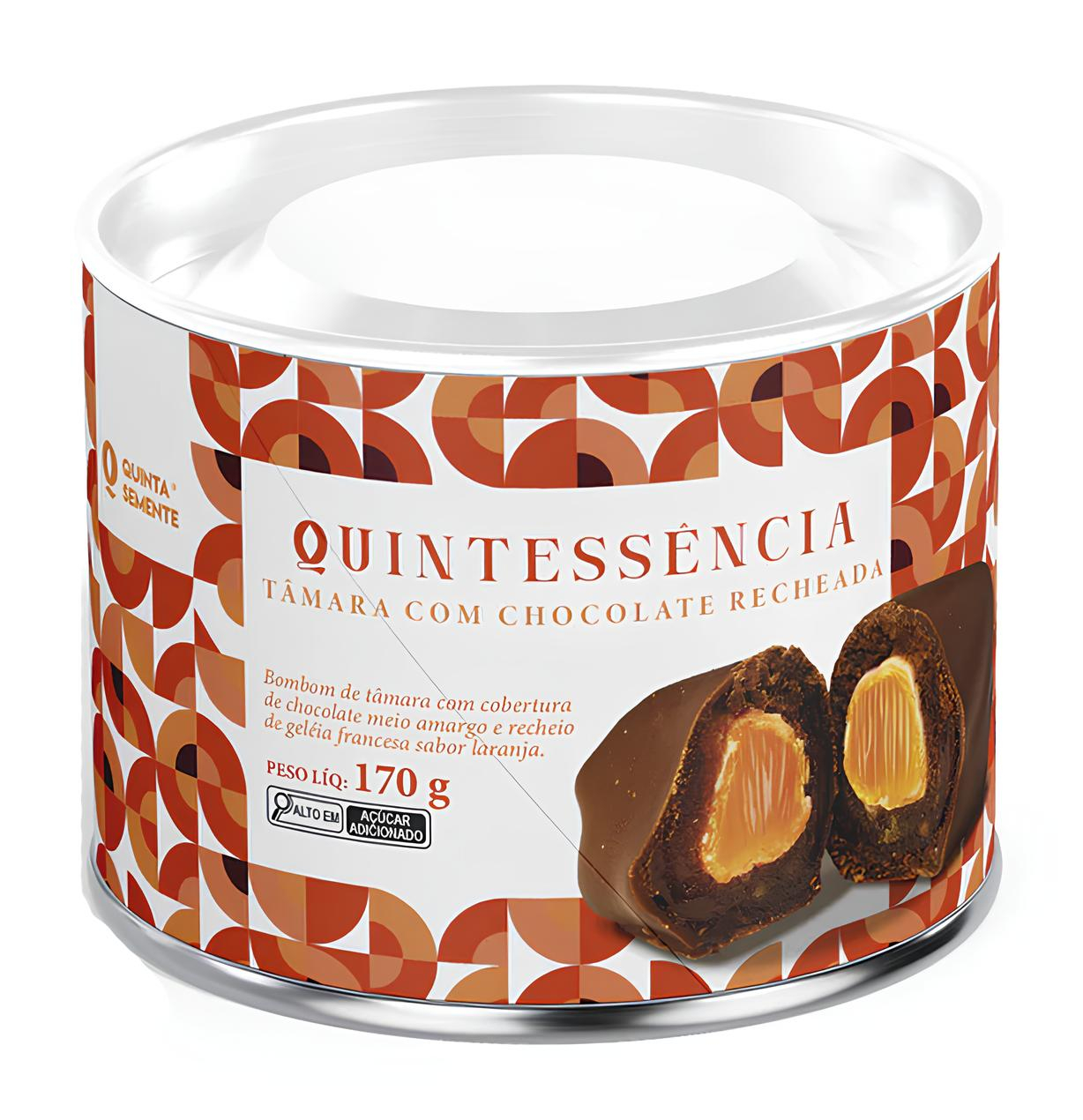 Tâmara com Chocolate Recheada Quintessência 170g - Banca do Ramon
