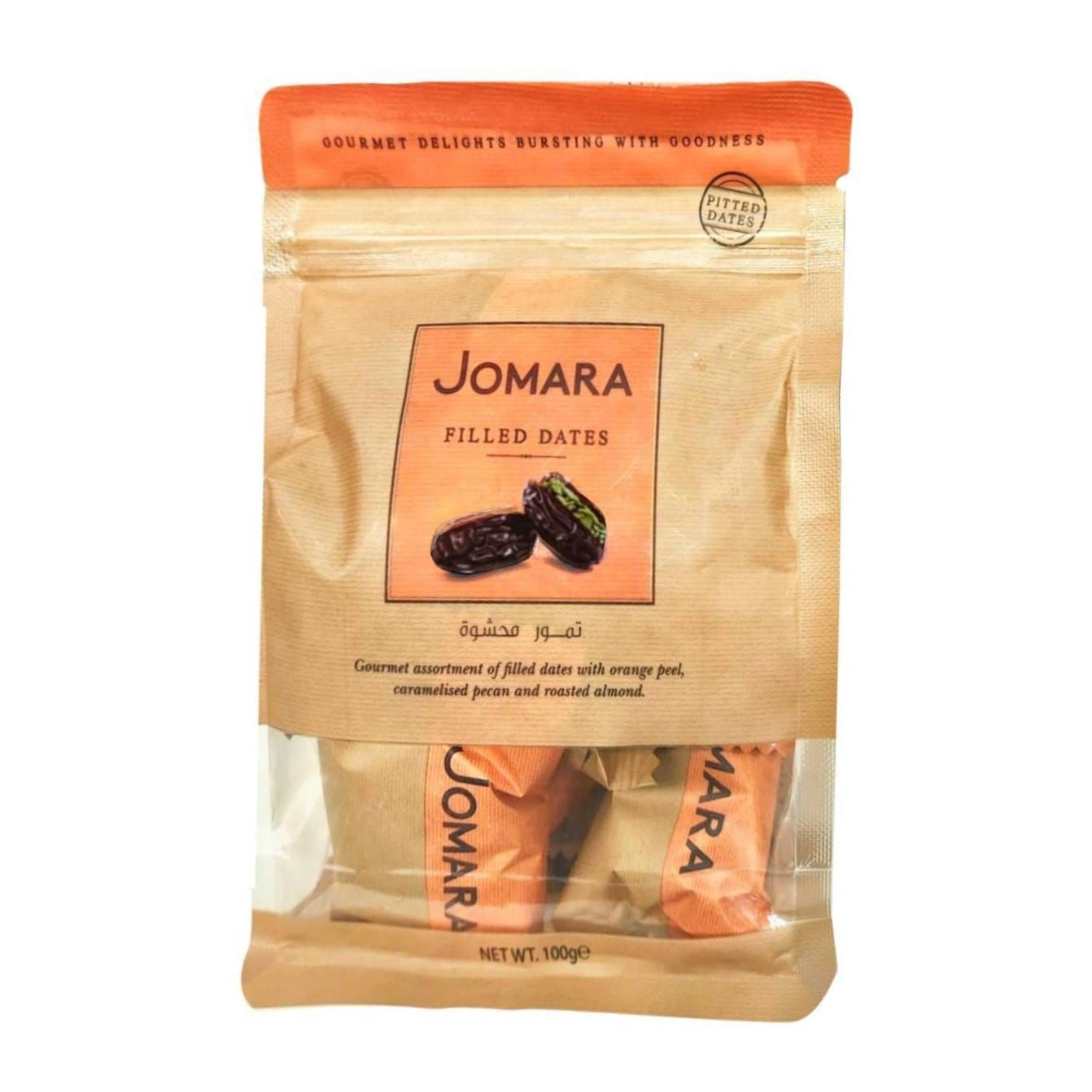 Tâmara Jumbo Recheada Jomara 100g - Banca do Ramon