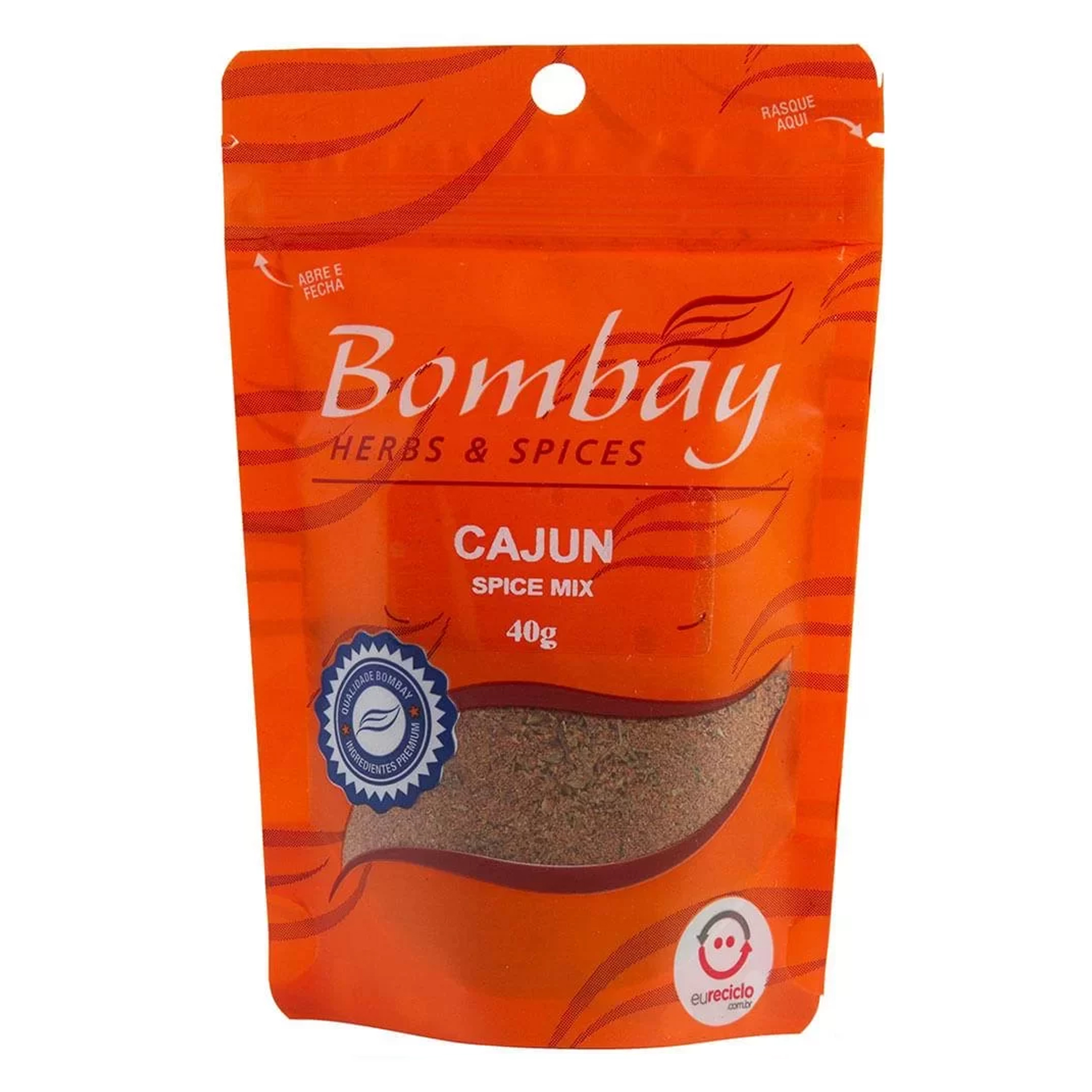 Tempero Cajun Spice Mix Bombay 40g - Banca do Ramon