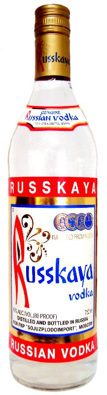 Vodka Russkaya (1L) - Banca do Ramon